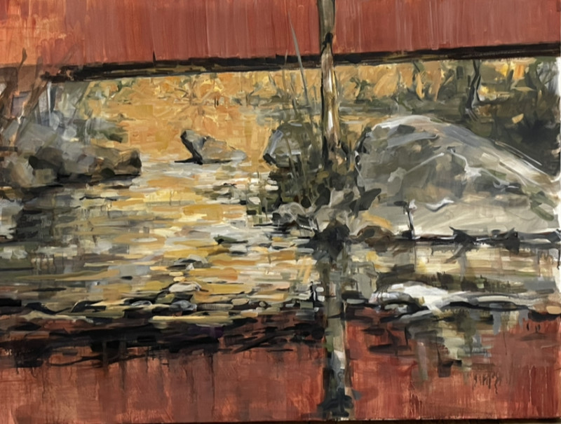 Sheards Mill Reflection | meg constable